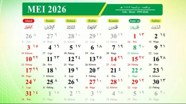 Daftar Long Weekend Mei 2026, Masih Ada Libur Panjang hingga Akhir ...