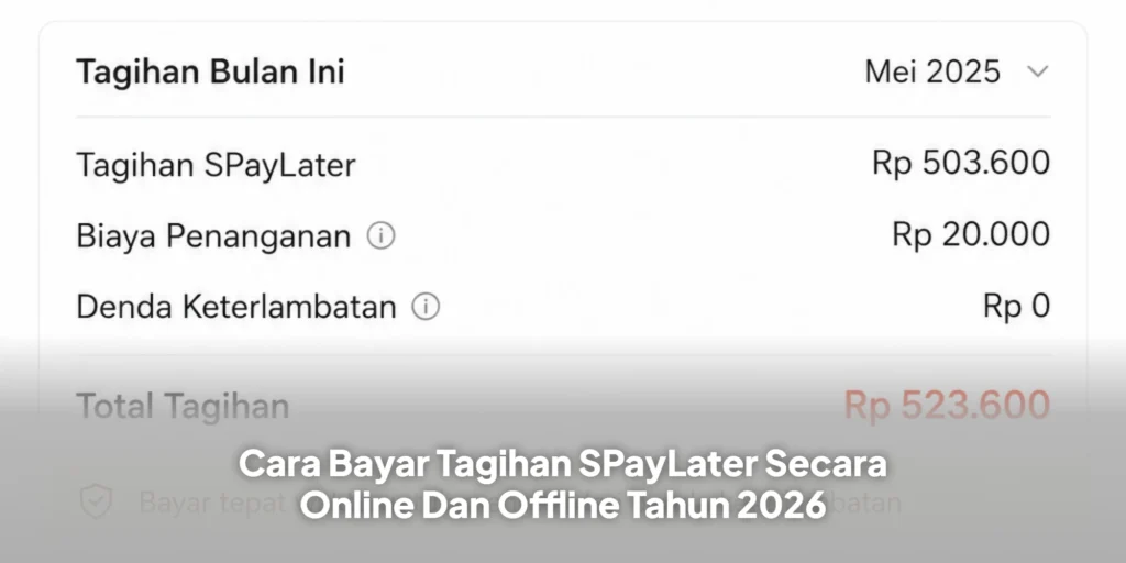 Cara Bayar Tagihan SPayLater Secara Online 2026 – Informasi Aktual